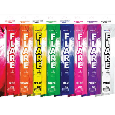 Single Colour Flare Fountains | Smokes & Flares | Sonic Fireworks Shop